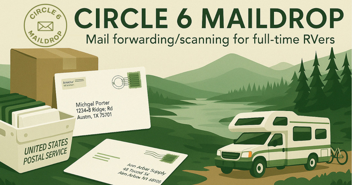 Circle 6 Maildrop | Virtual Mailbox Texas | Real Texas Mailing Address
